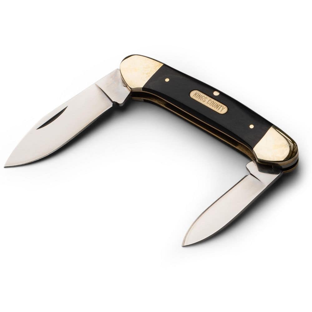 KINGS COUNTY TOOLS 2-Blade Folding Pocket Knife GW15T02-01 - The Home Depot