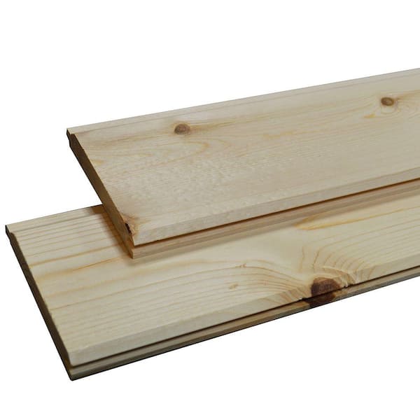 1 in. x 6 in. x 8 ft. WP4 End Matched Pine Prefinished Board N - The ...