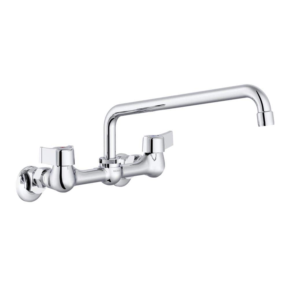 Gerber Gerber Classics 2-Handle Wall Mount Standard Kitchen Faucet in ...
