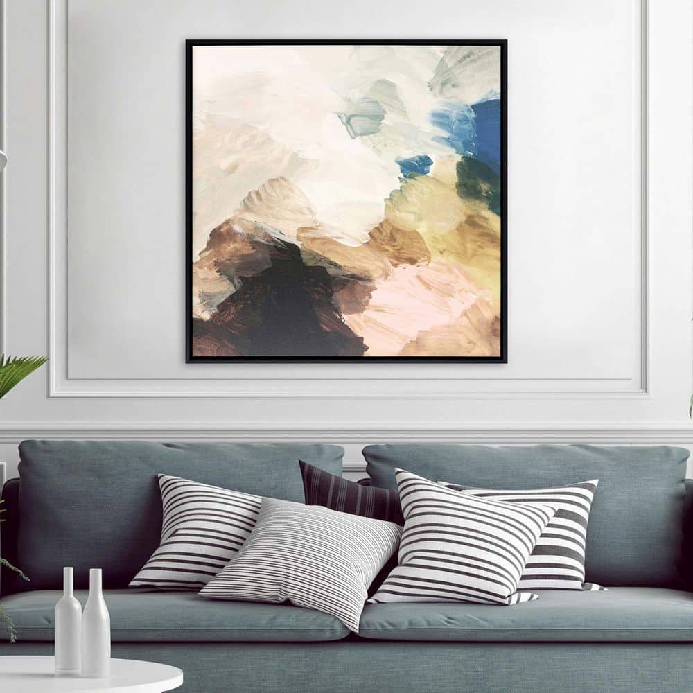 Paragon Barnes 1 Piece Framed Giclee Abstract Art Print 42 in. x 42 in ...