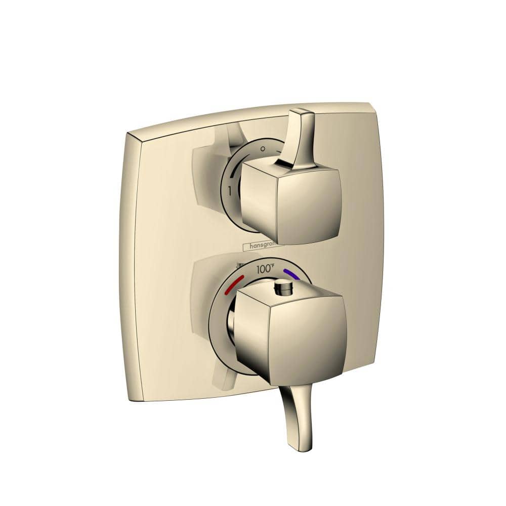 Hansgrohe Ecostat Classic 2-Handle Wall Mount Shower Trim Kit in ...