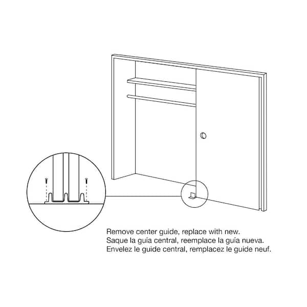 Pocket Door 8 Pack Floor Guides With Carpet Risers Sliding Closet Door