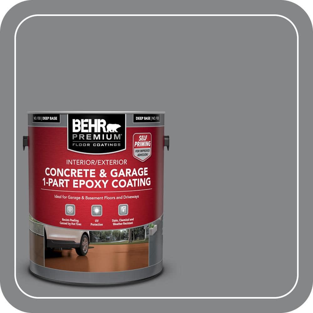 BEHR PREMIUM 1 gal. #PFC-64 Storm Self-Priming 1-Part Epoxy Satin ...