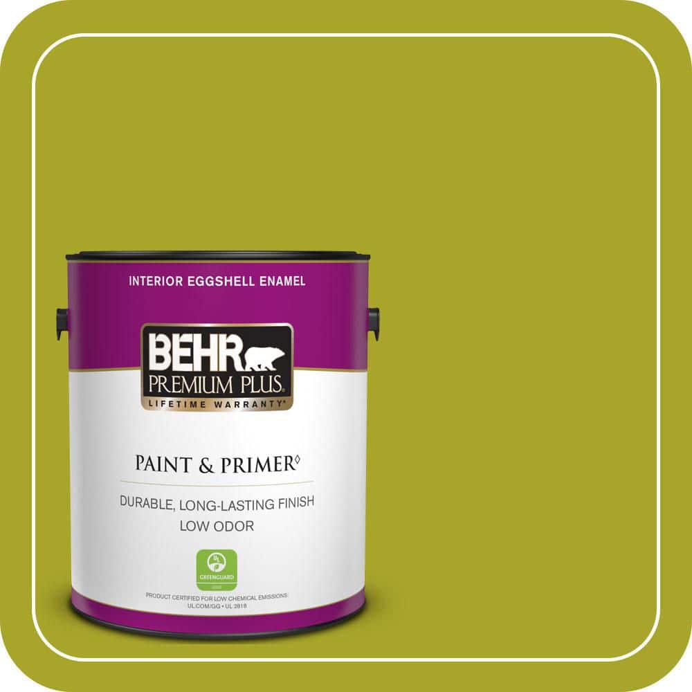 BEHR PREMIUM PLUS 1 gal. #P340-7 Venom Eggshell Enamel Low Odor ...