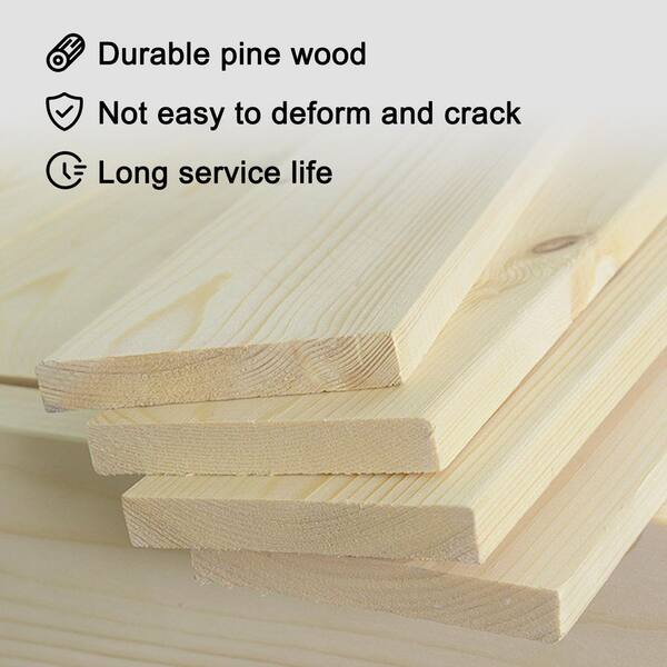 ARK DESIGN 30 in. x 80 in. Arch Panel 2-Lite Solid Core Unfinished Pine ...