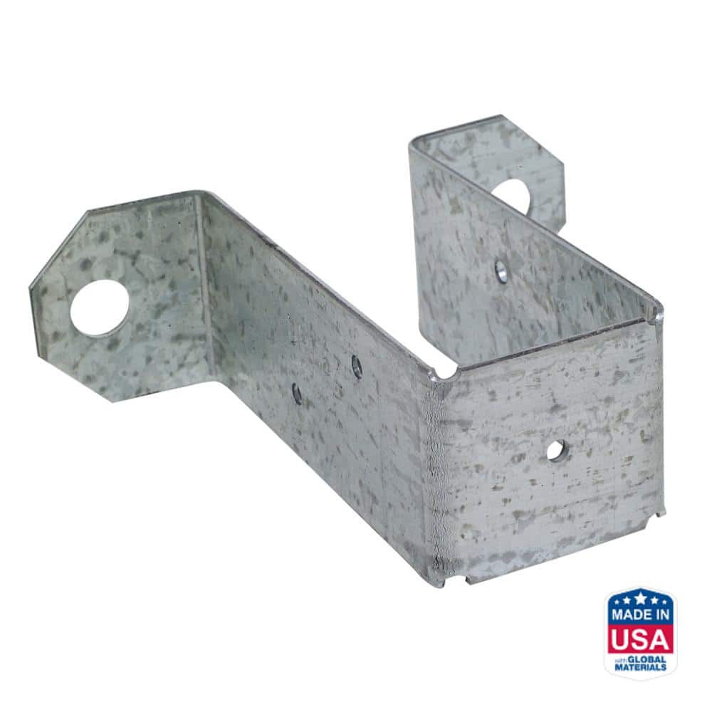 Simpson Strong-Tie DPTZ ZMAX Galvanized Deck Post Tie for 2x4 Nominal ...