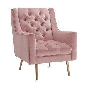 Benjara Beige and Brown with Manchette Armrest Fabric Upholstered ...