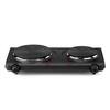 Continental Electric Concealed 2-Burner 7.5 in. Black Portable Hot ...
