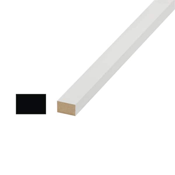 FINISHED ELEGANCE WM 254 1/2 in. x 3/4 in. Painted MDF S4S Moulding ...