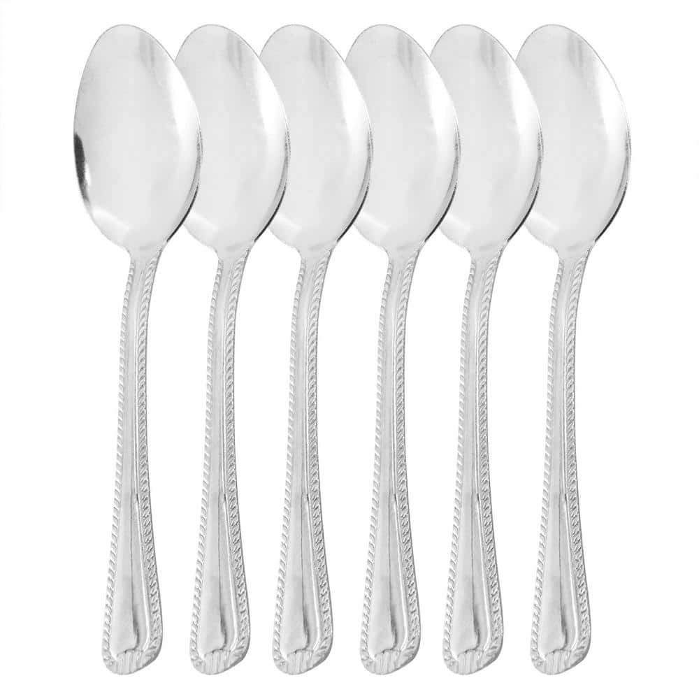 Gibson Home Tustin 6 Piece Stainless Steel Teaspoon Flatware Set in ...