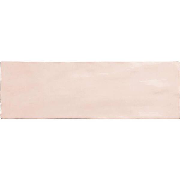 Apollo Tile Pink 2.5 in. x 8 in. Polished Ceramic Subway Tile Sample (0 ...