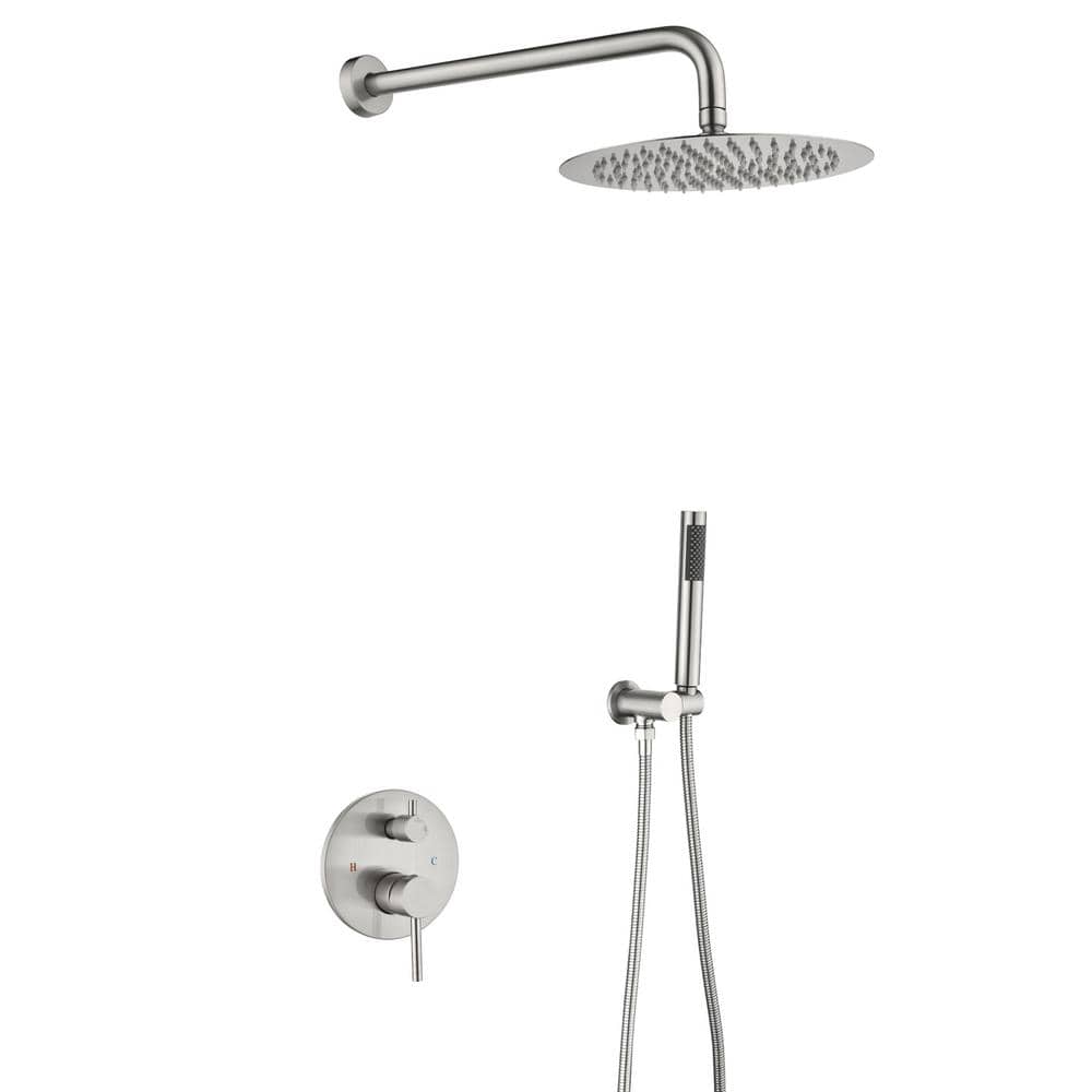 Fapully Single Handle 2-Spray Shower Faucet 1.5 GPM with Drip Free with ...