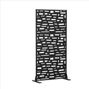 Ejoy 70 in. H x 35 in. W x 0.4 in. D Composite Decorative Privacy Fence ...