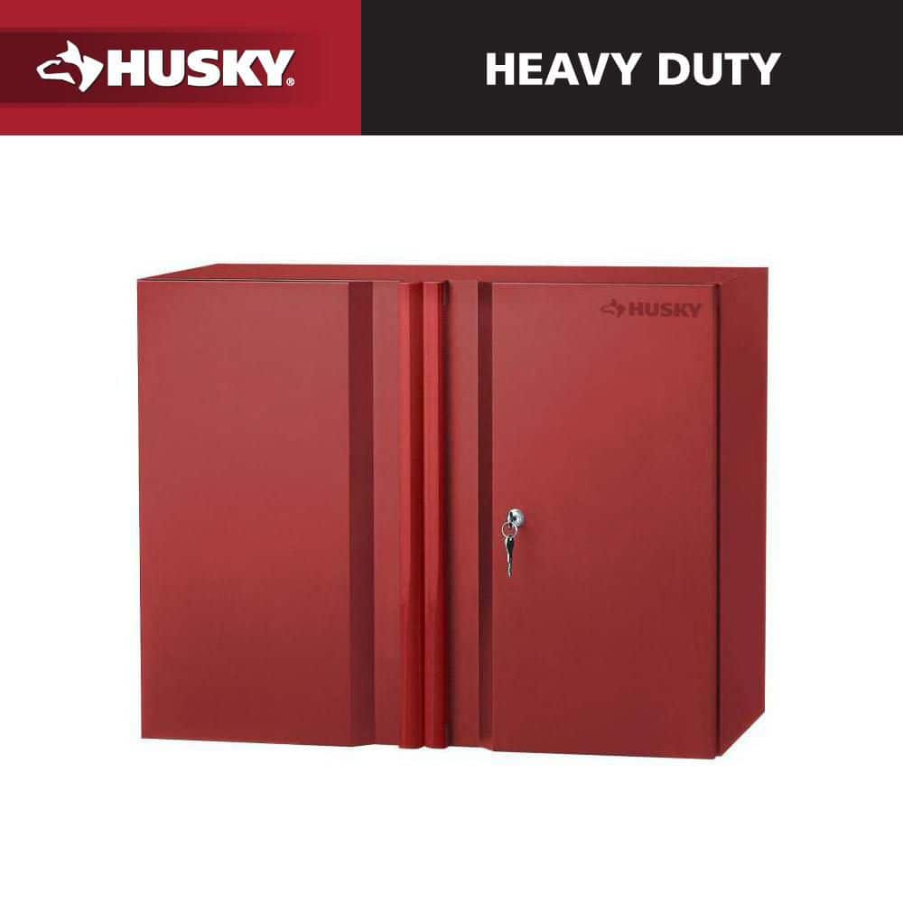 Husky Heavy Duty 28 in. W x 22 in. H x 14 in. D 2-Shelf 20-Gauge Steel ...