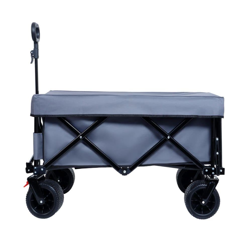 1-PC Foldable Serving Cart with Extended Tailgate, Waterproof UV ...