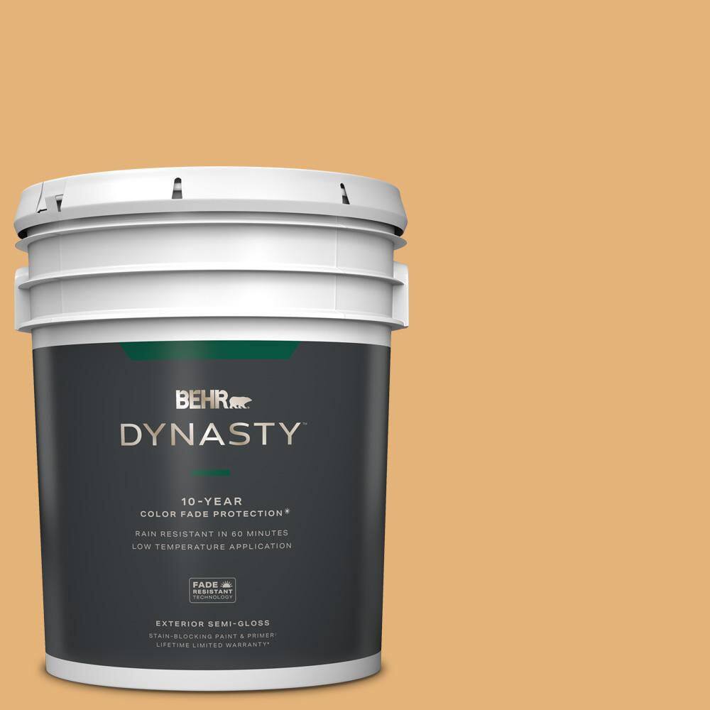 BEHR DYNASTY 5 gal. #300D-4 High Plateau Semi-Gloss Enamel Exterior ...