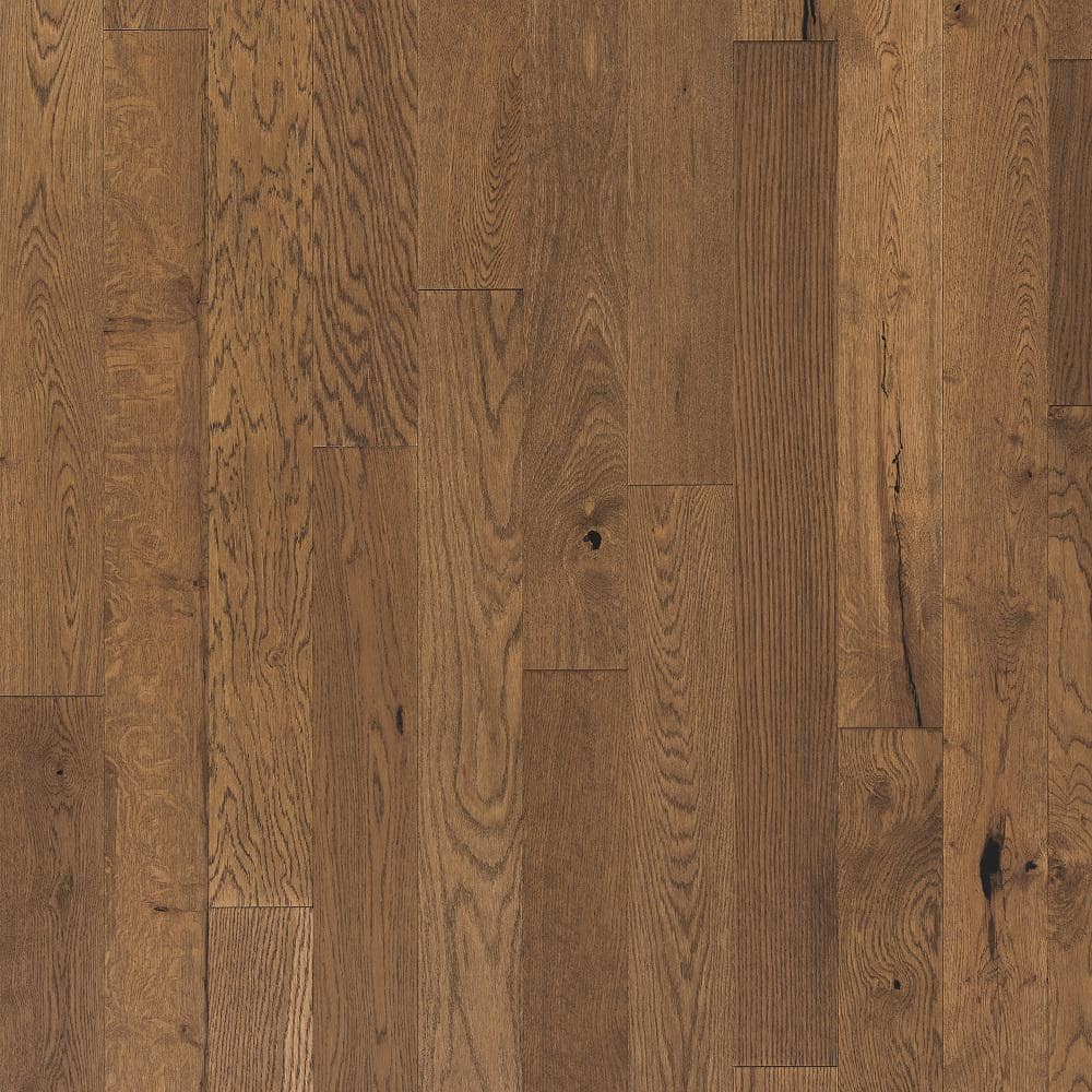 Mohawk Patton Avenue Corduroy Oak 0.5 in. T x 5 in. W Wirebrushed ...
