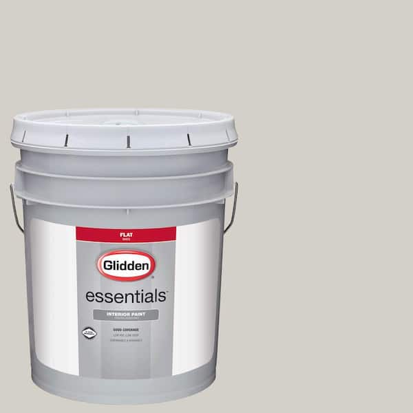 Glidden Essentials 5 gal. #HDGCN03D Natural Silver Wool Flat Interior ...