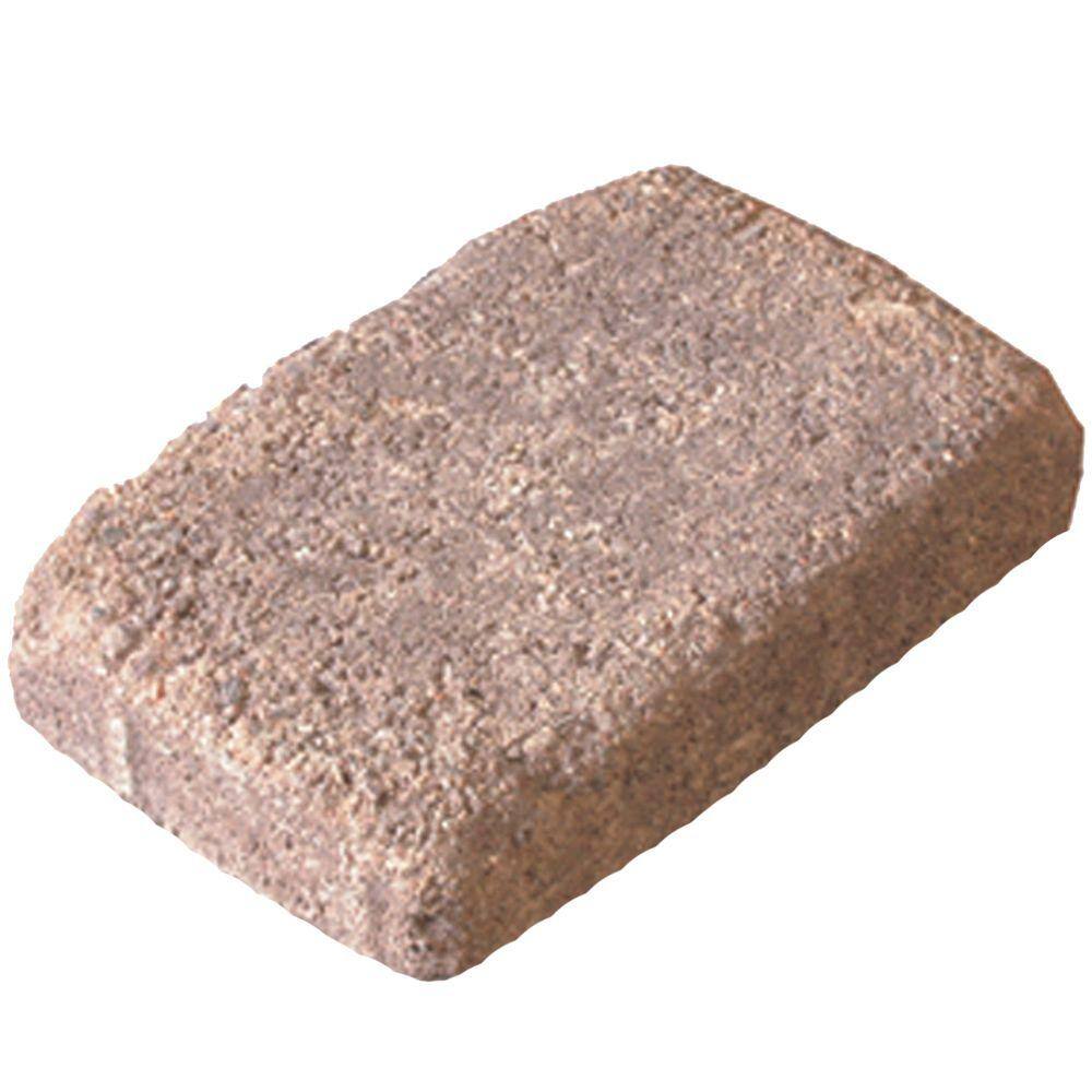 Pavestone 6 in. x 9 in. 45 mm Desert Blend Tumbled Plaza Concrete Paver ...