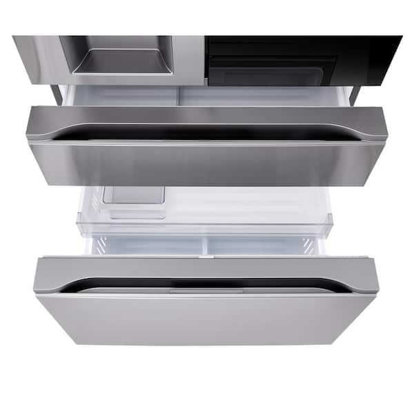 LG 29 cu. ft. SMART MyColor InstaView Standard-Depth MAX 4-Door French ...