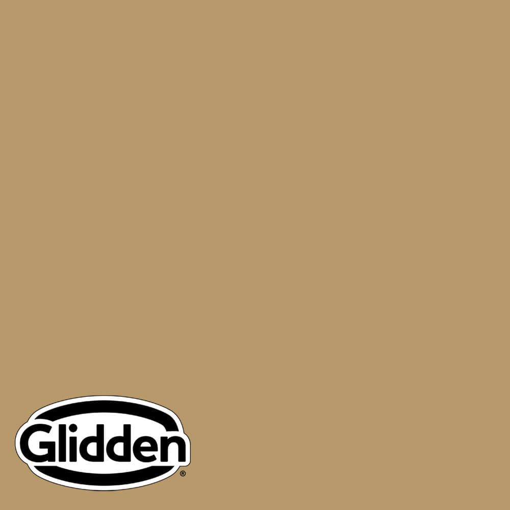 Glidden Essentials 1 gal. PPG1094-5 Golden Granola Satin Exterior Paint ...
