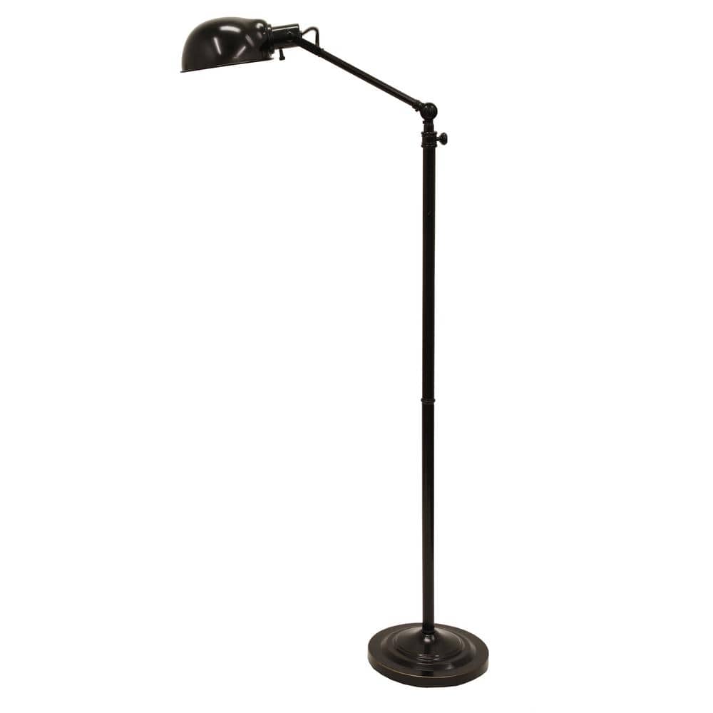 Decor Therapy Dane Adjustable Pharmacy 71 in. Bronze Floor Lamp with ...