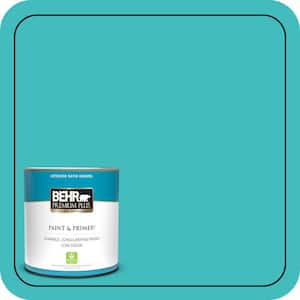 BEHR DYNASTY 5 gal. #P460-4 Lagoon Rock Flat Exterior Stain-Blocking ...