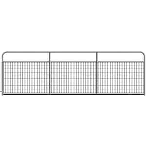 Ranch Master 14 ft. Wire Filled Tube Gate 40132147 - The Home Depot
