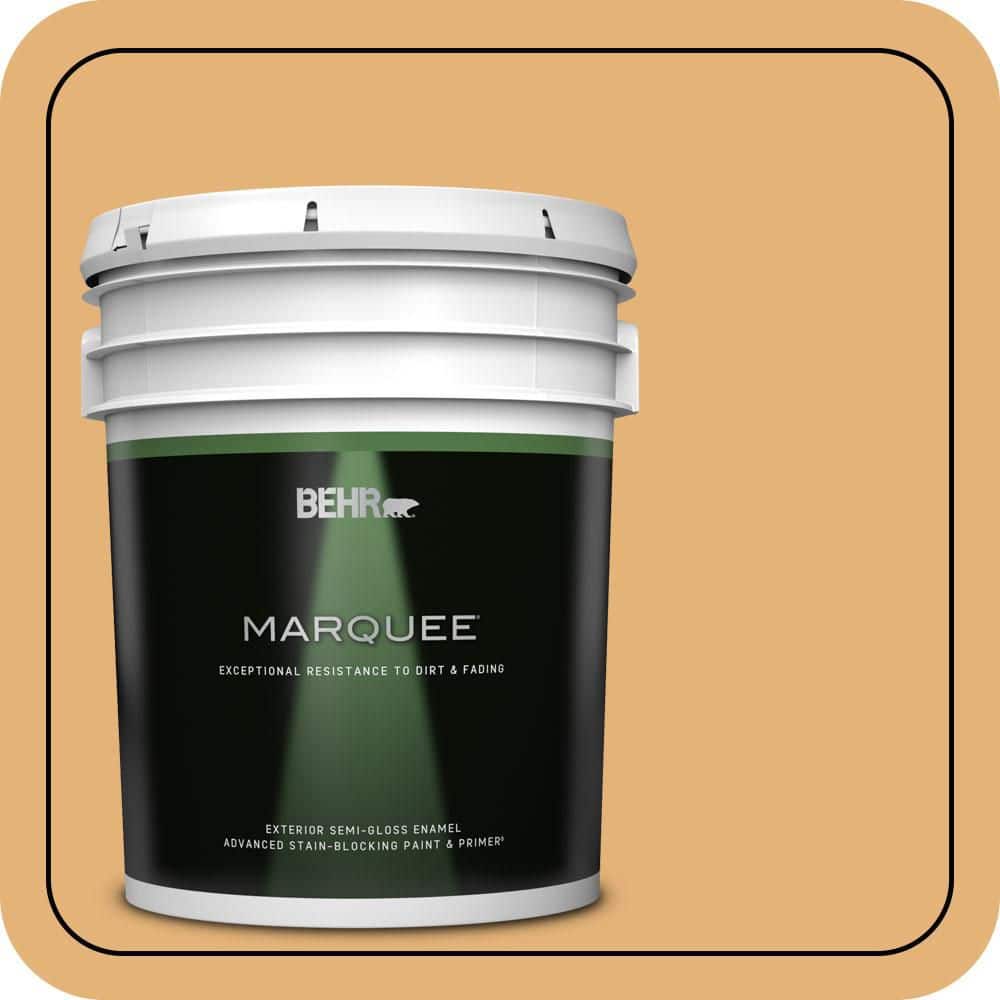 BEHR MARQUEE 5 gal. #300D-4 High Plateau Semi-Gloss Enamel Exterior ...