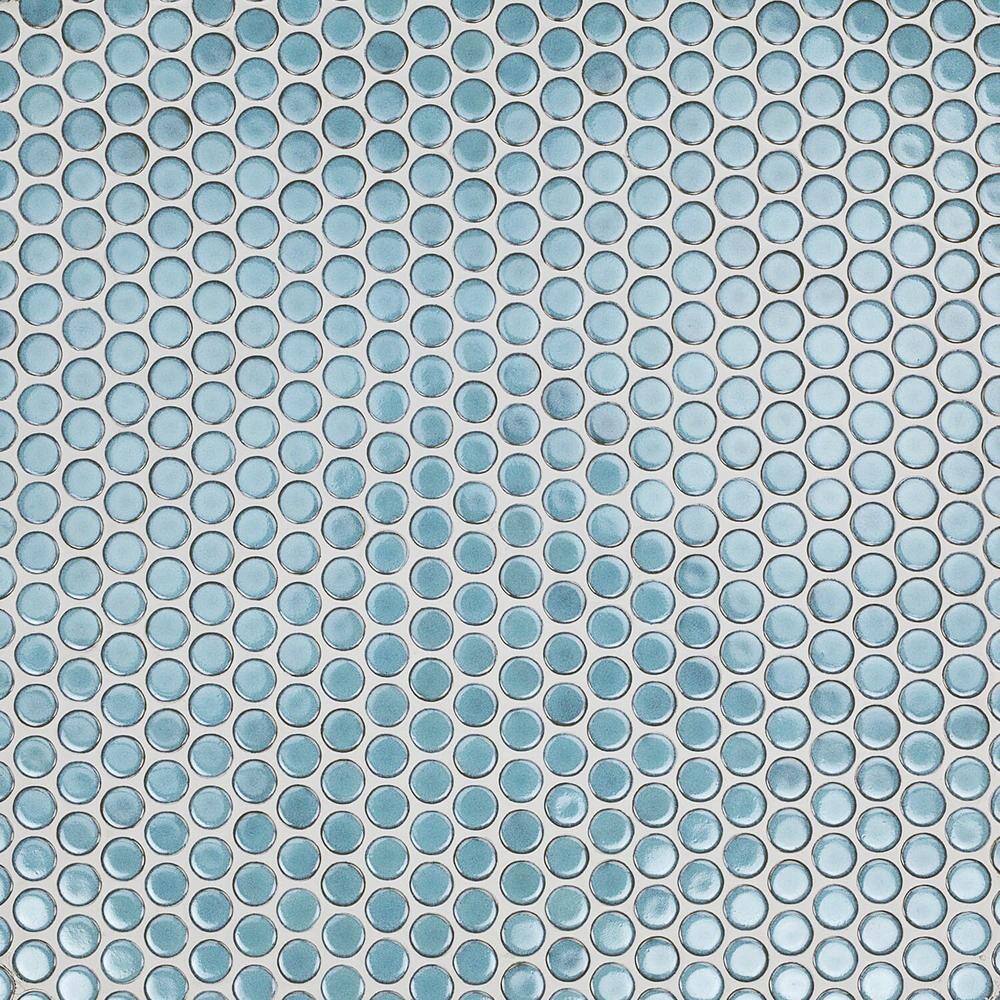 Ivy Hill Tile Joy Edged Light Blue 4 in. x 0.24 in. Polished Ceramic ...
