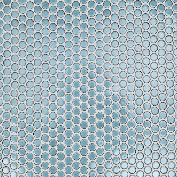 Ivy Hill Tile Joy Edged Light Blue 4 in. x 0.24 in. Polished Ceramic ...
