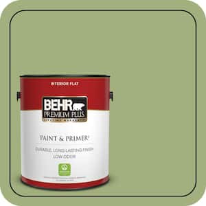 BEHR PREMIUM PLUS 8 oz. #M360-5 Fresh Guacamole Eggshell Enamel ...
