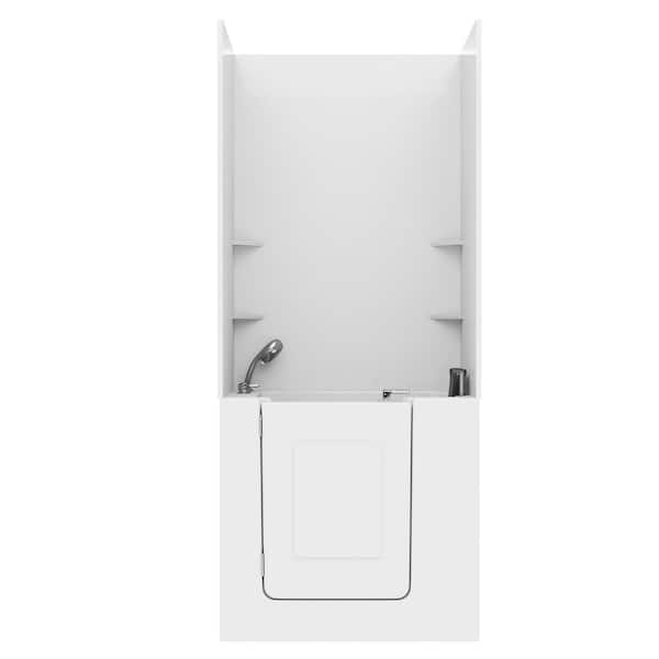 Universal Tubs Nova Heated Series 27 in. x 47 in. Right Drain Whirlpool ...