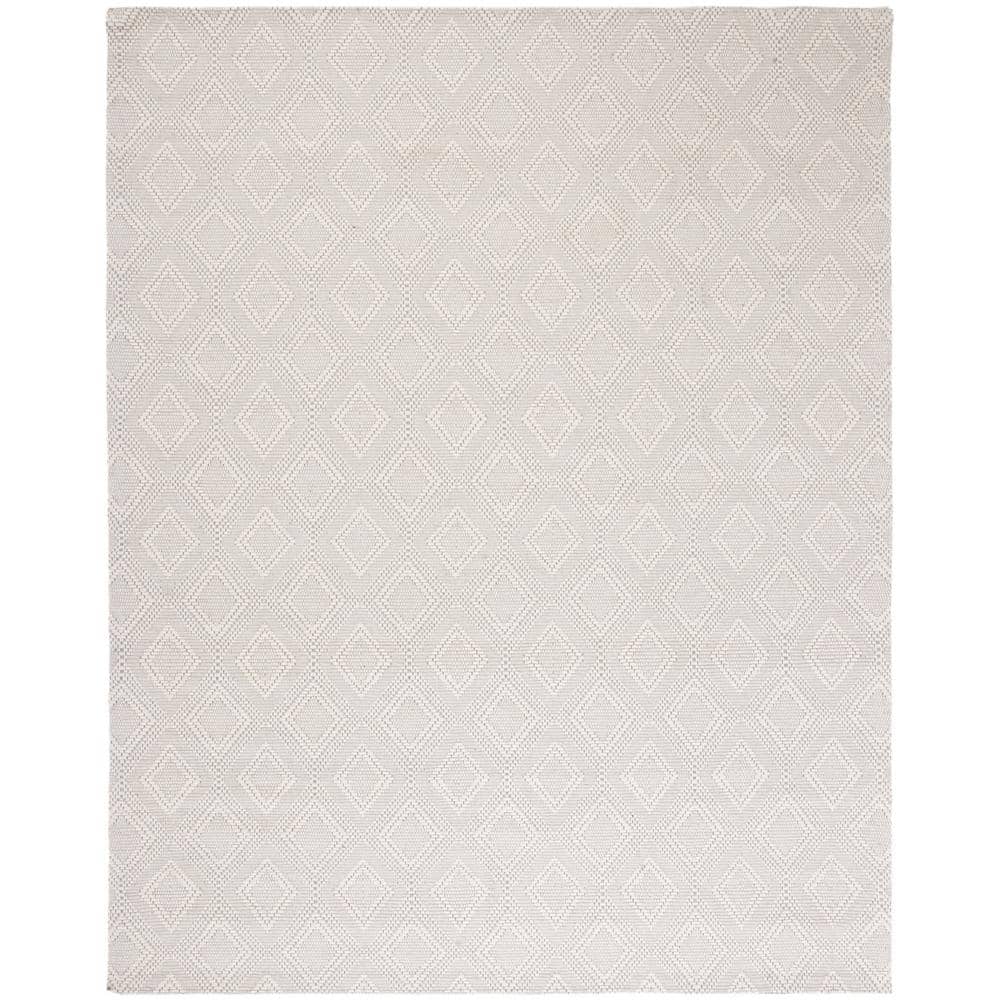 SAFAVIEH Marbella Ivory 8 ft. x 10 ft. Diamond Geometric Area Rug ...