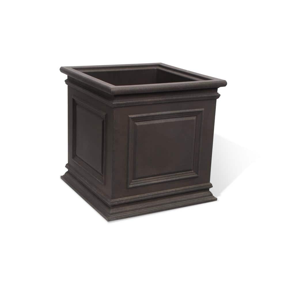 Algreen Covington 20 in. Brownstone Self-Watering Planter 88315 - The ...
