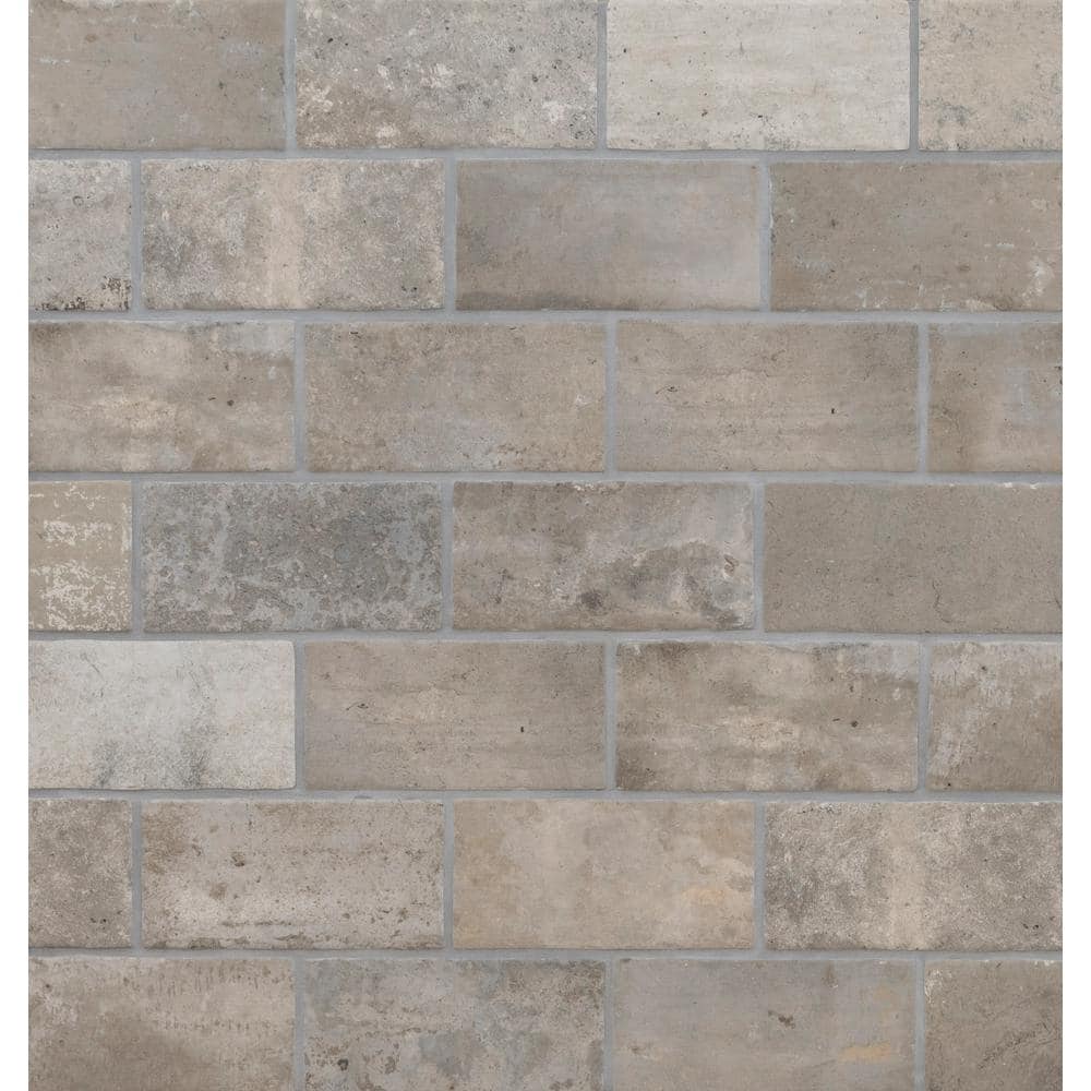 MSI Capella Taupe Brick 5 in. x 10 in. Matte Porcelain Floor and Wall ...
