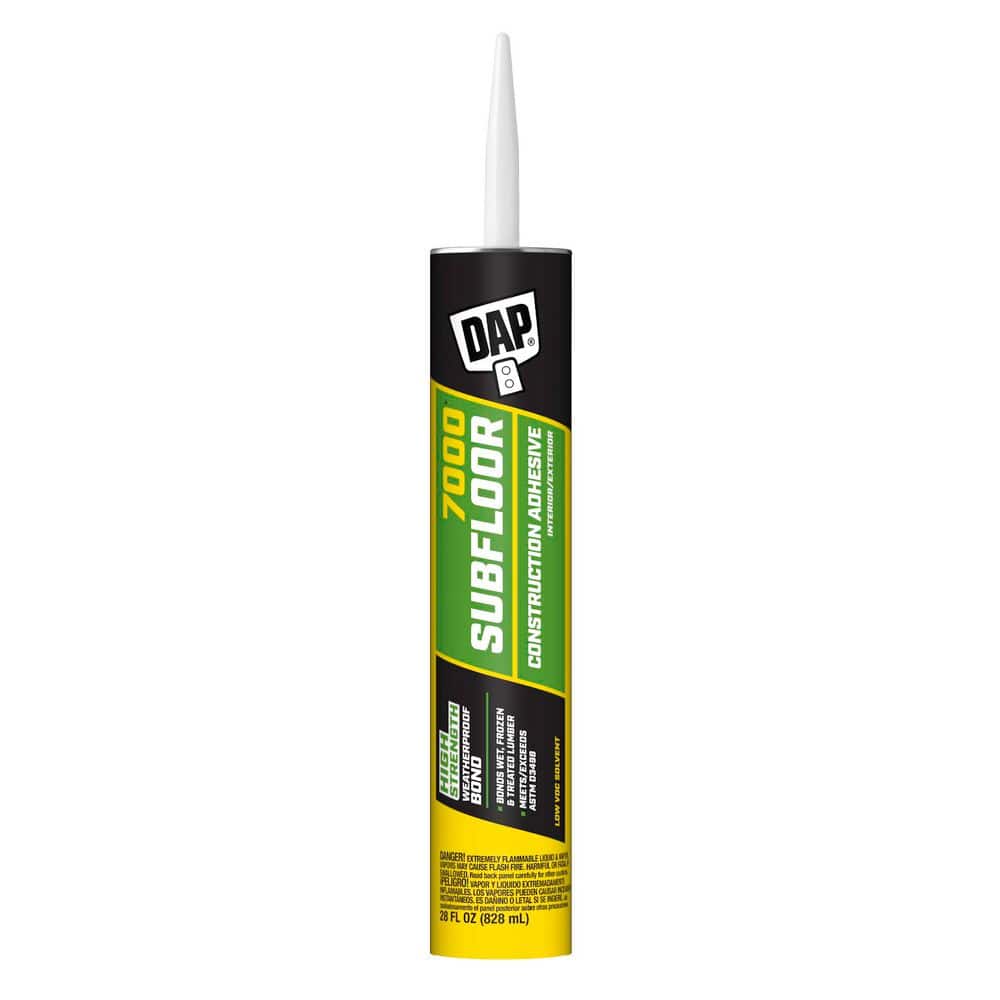 DAP 7000 Subfloor 28 oz. White Construction Adhesive (12-Pack ...