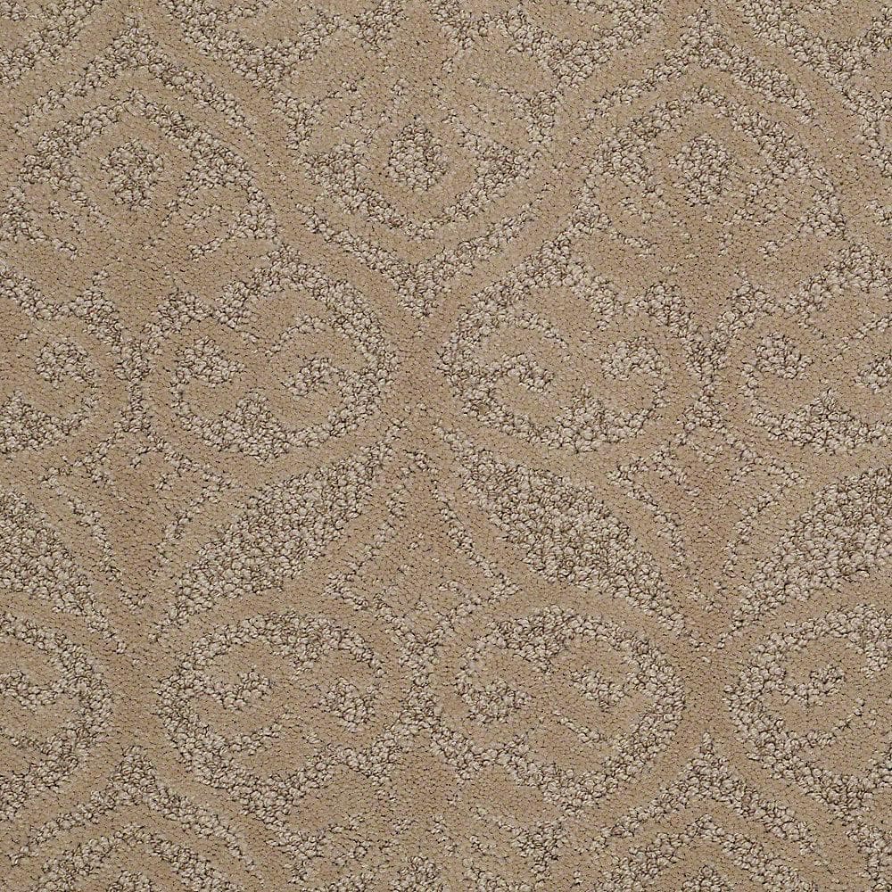 Lifeproof Perfectly Posh - Toffee - Brown 43 oz. Nylon Pattern Carpet ...