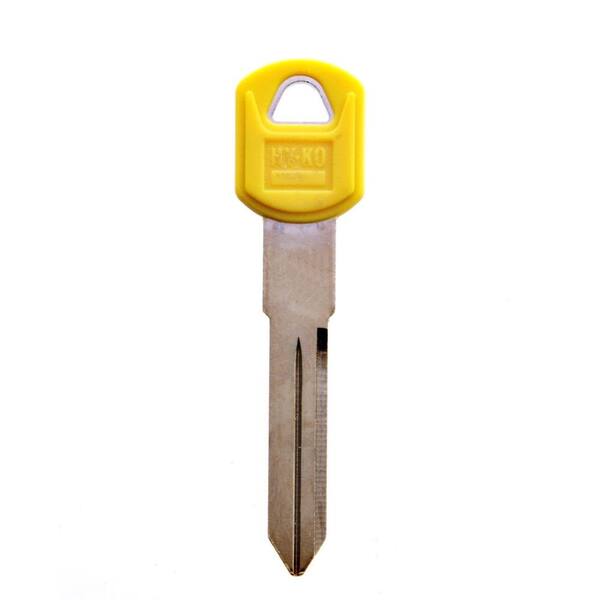 HY-KO Blank Colorhead General Motors Key 13005B86 - The Home Depot