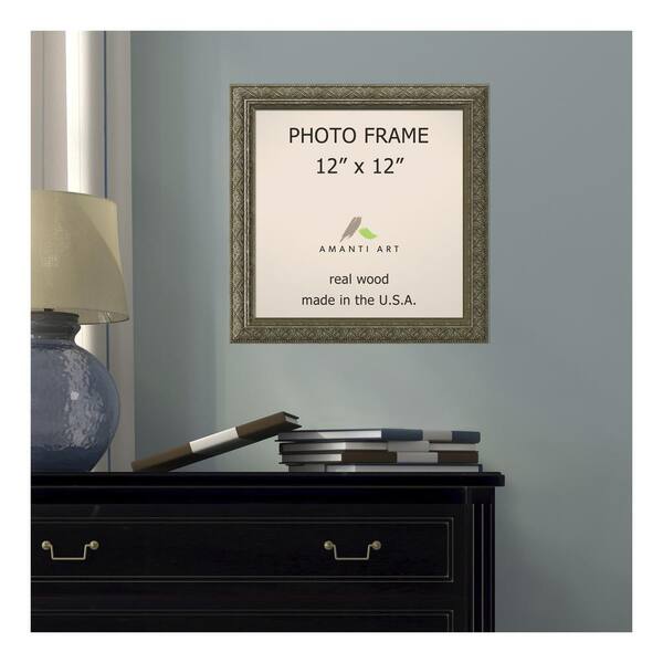 Amanti Art Barcelona 12 in. x 12 in. Gold Champagne Picture Frame ...