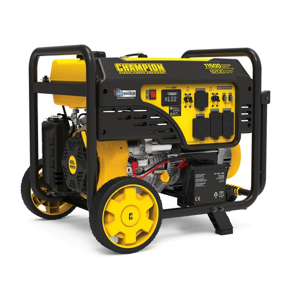 Champion Power Equipment 11500/9200-Watt, Electric Start, Gasoline ...