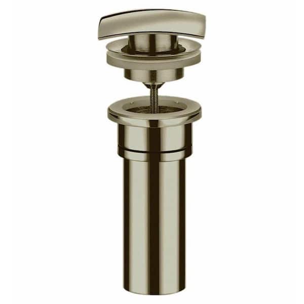 LaToscana Square Collection Pop Up Bathroom Sink Drain in Brushed ...