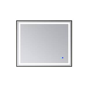 WOODSAM 48 in. W x 40 in. H Rectangular Aluminum Framed Anti-Fog LED ...