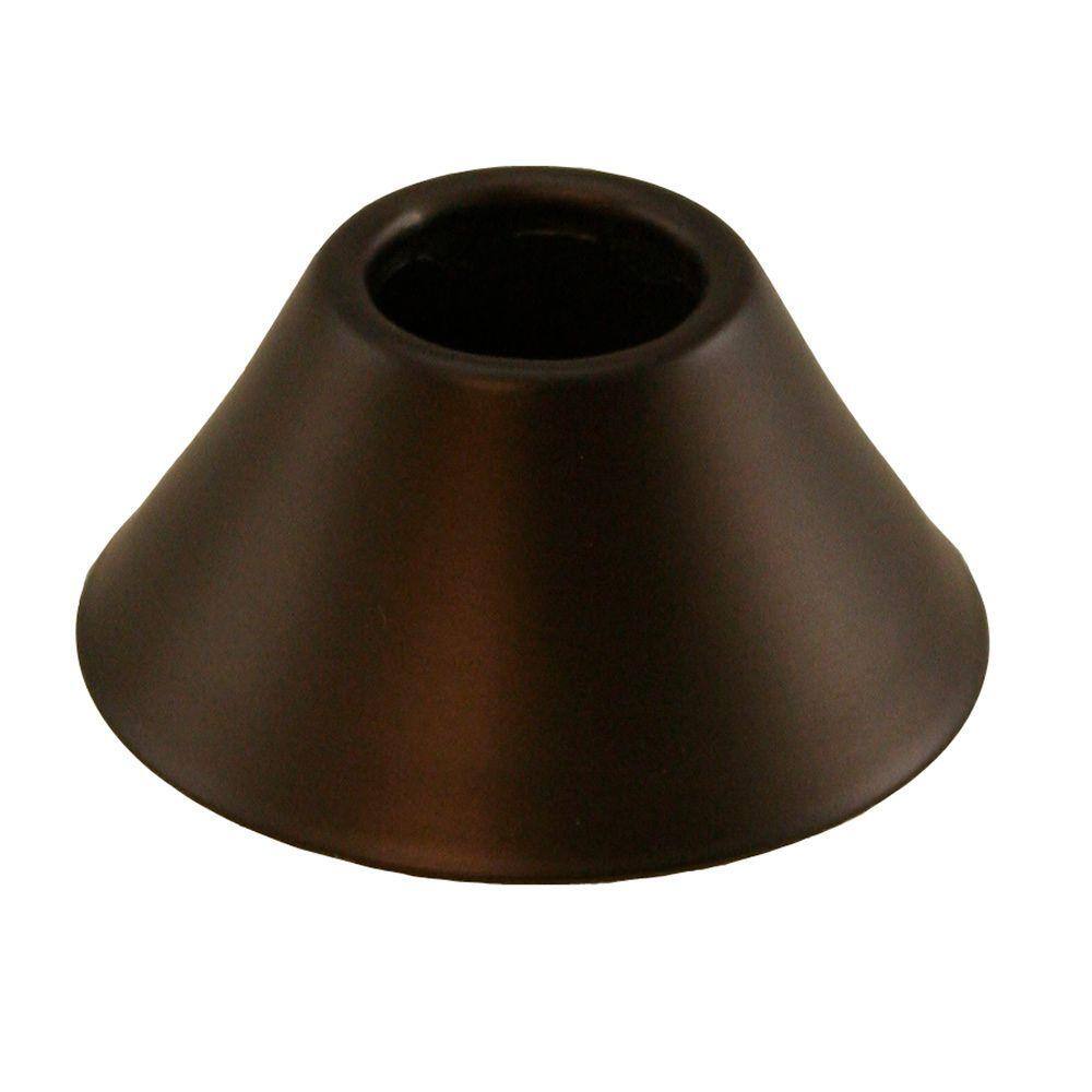 JONES STEPHENS 2-3/8 in. O.D. Bell Pattern Escutcheon for 1/2 in. Iron ...