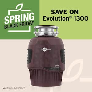 InSinkErator Evolution PRO 750 3/4 HP Continuous Feed Garbage Disposal ...