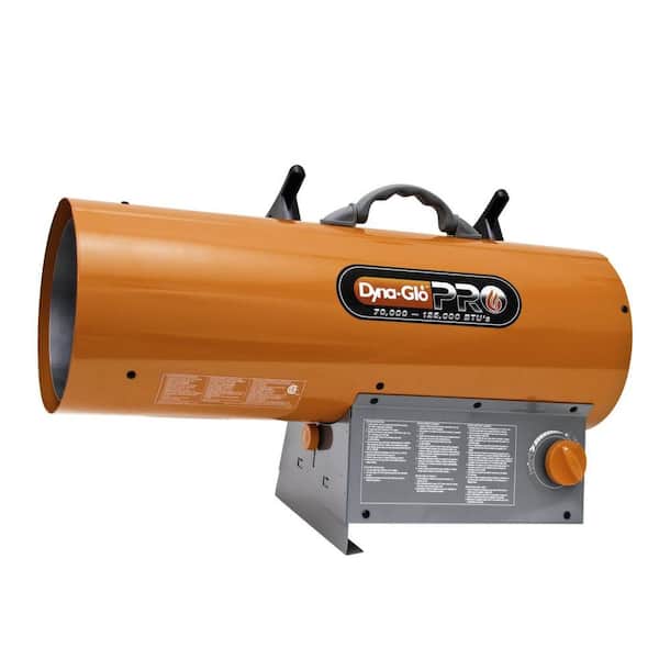 Dyna-Glo Pro 125,000 BTU Forced Air Propane Portable Heater LPFA125H ...