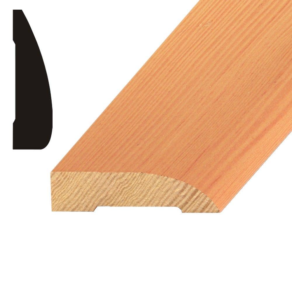 Kelleher Streamline 7/16 in. x 2-3/16 in. Douglas Fir Base Moulding ...