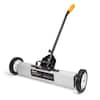 NEIKO 24 in. Rolling Magnetic Sweeper with Wheels, 50 lbs. Capacity ...