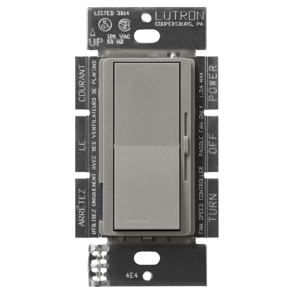 Lutron Diva 3-Speed Fan Control, Single-Pole/3-Way, 1.5 Amp ...