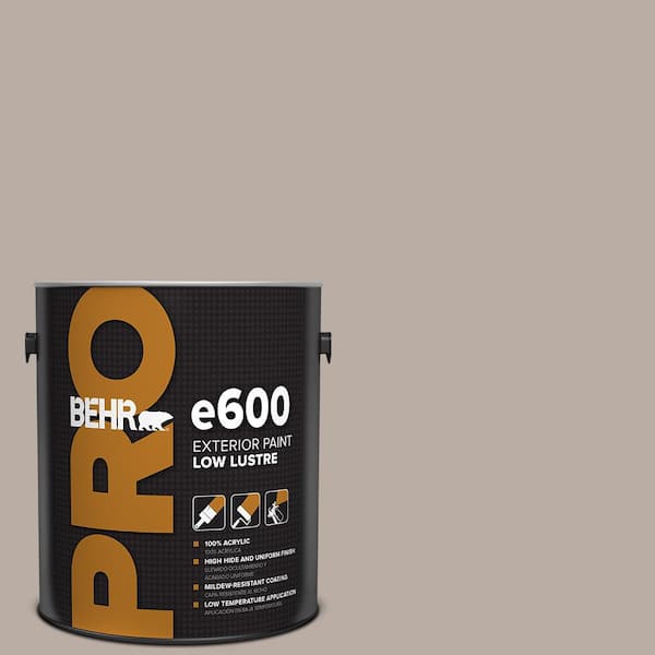 BEHR PRO 1 gal. #N200-3 Nightingale Gray Low Luster Exterior Paint ...